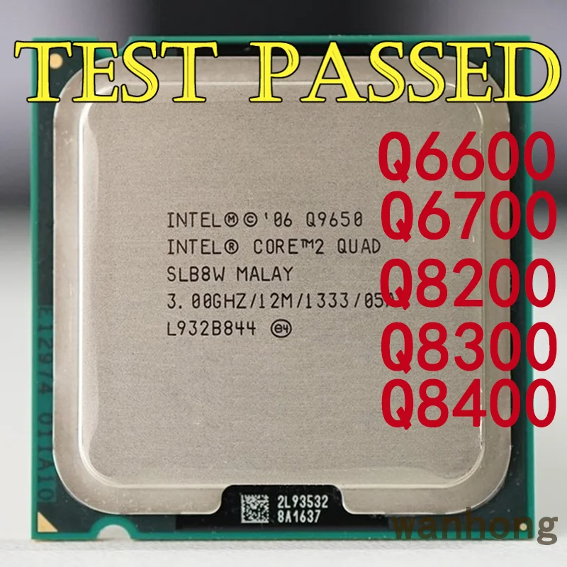 Intel 775 pinos CPU Core 2 Quad Core Q6600 Q6700 Q8200 Q8300 Q8400