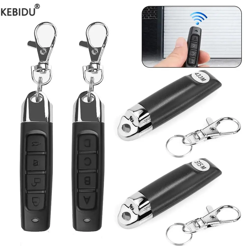 433MHz-Door-Remote-Control-Universal-4-Keys-Copy-Garage-Remote-Control ...