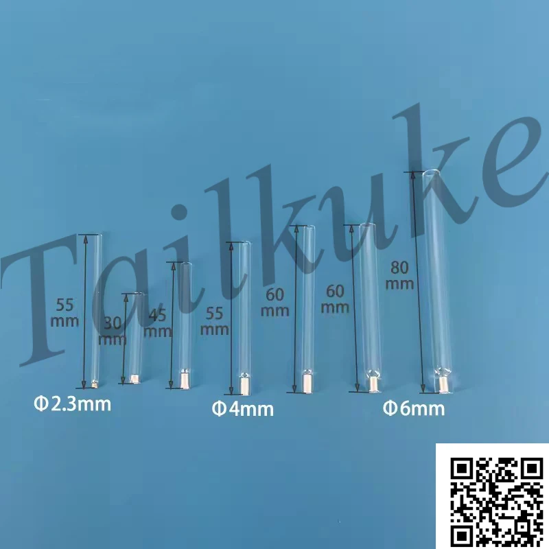 Laboratory 6mm Silver Chloride Reference Electrode 4mm Glass Tube Can ...
