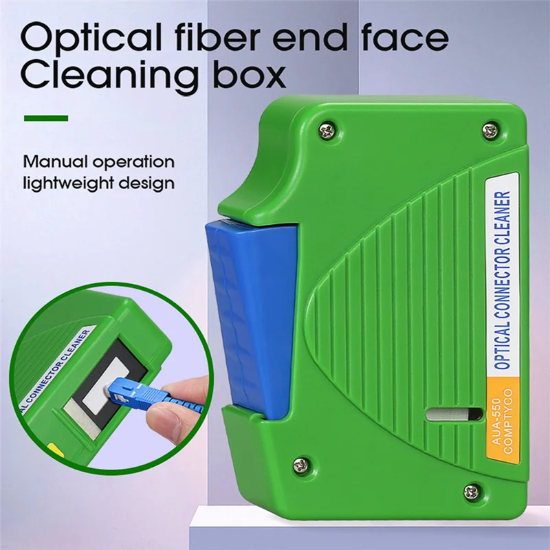 Fiber-End-Face-Cleaning-Box-Pigtail-Cleaner-Cassette-Fiber-Wiping-Tool ...