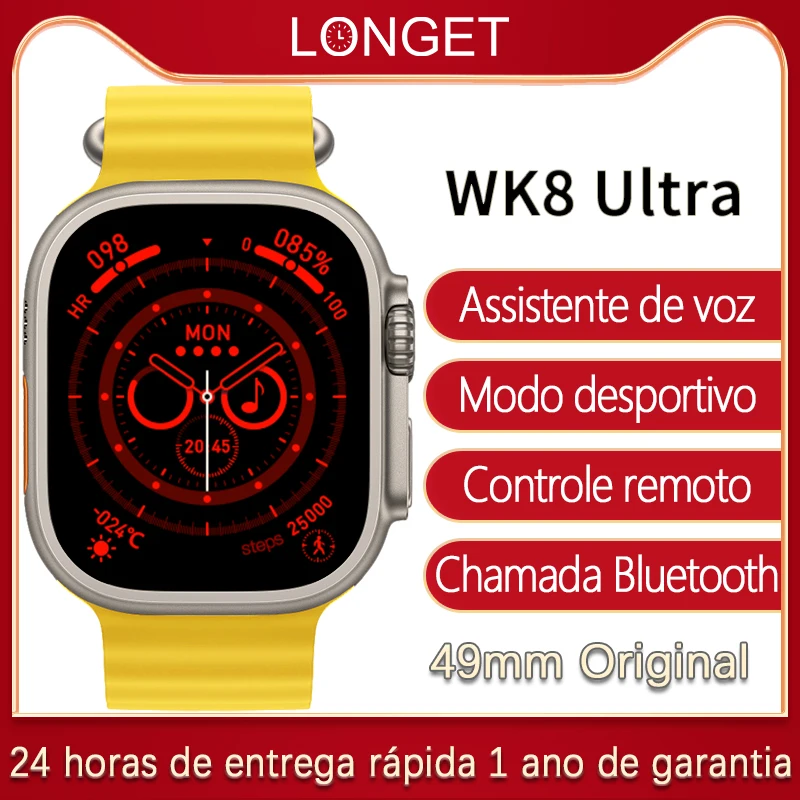 Série original 8 relógio inteligente wk8 ultra masculino smartwatch ...
