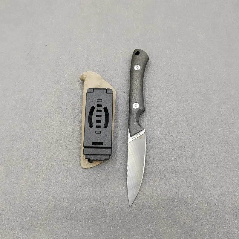 Magnacut-Stahl-Kohle-faser-G10-Griff-Messer-mit-fester-Klinge-Outdoor ...