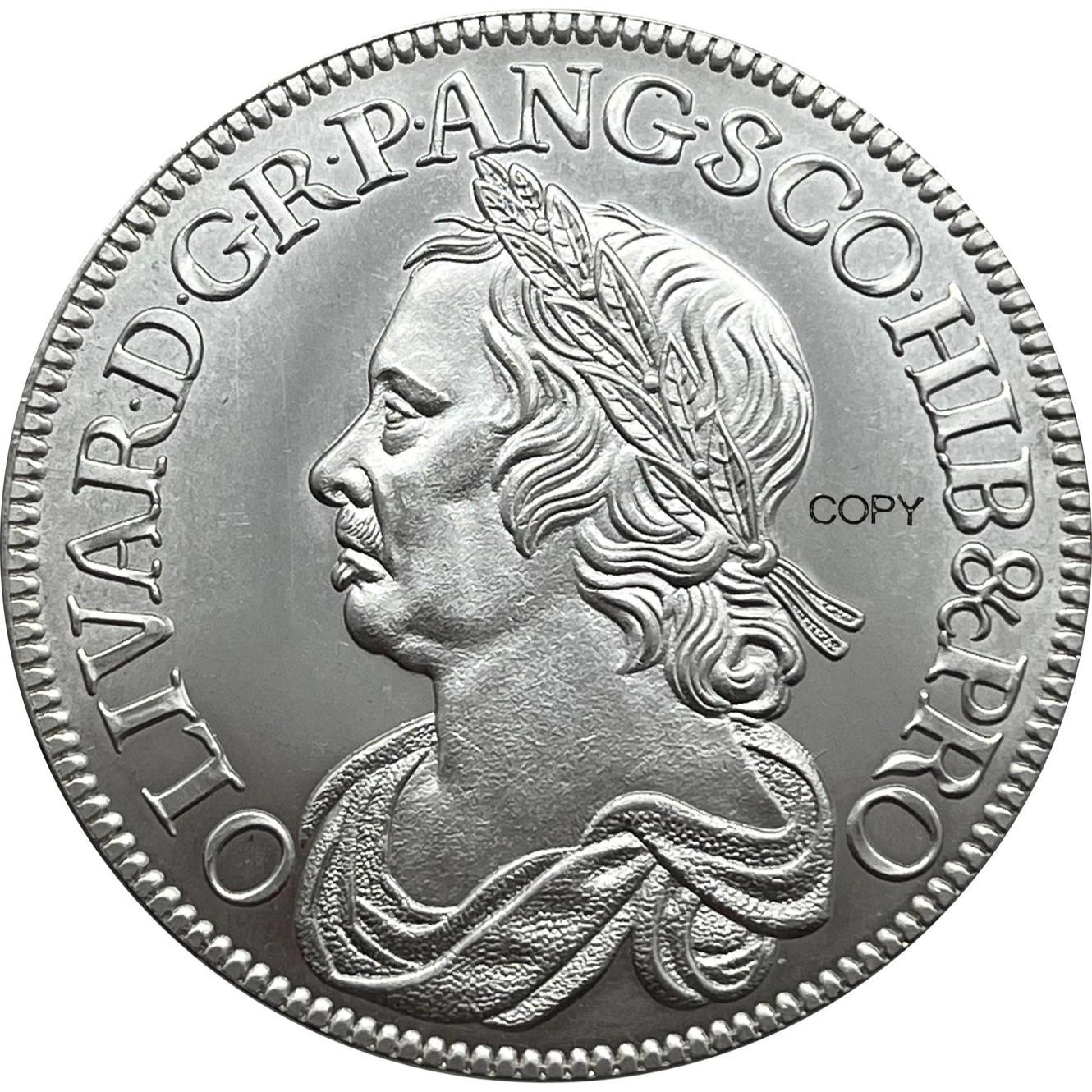 United-Kingdom-1658-1-Crown-Oliver-Cromwell-England-Overseas-Copy ...