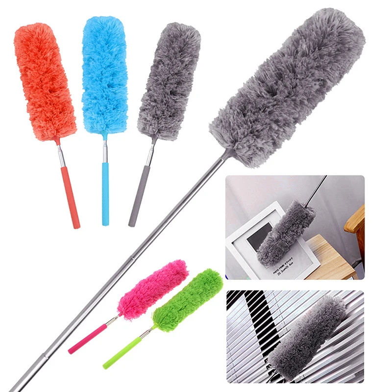 Retractable-Duster-Stainless-Steel-Long-Handle-Dusting-Brush-Car ...