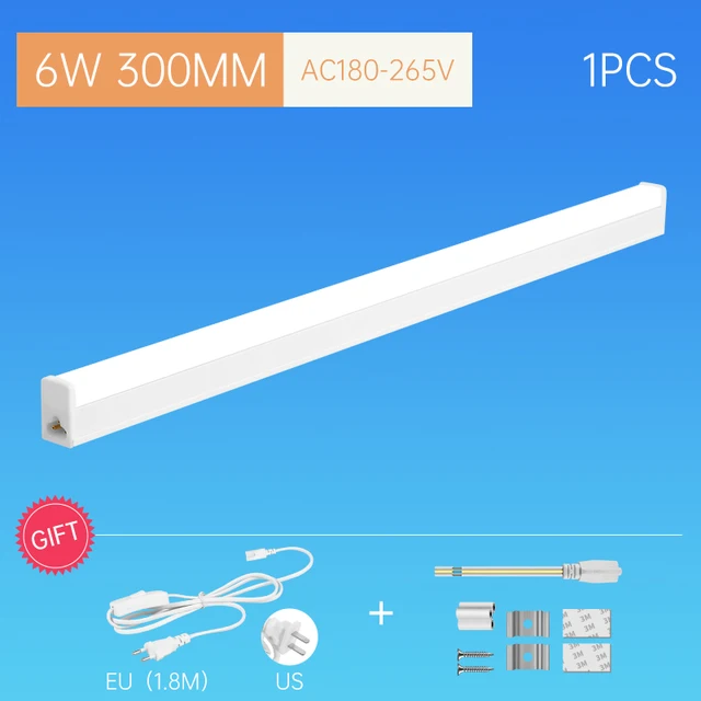 Led Tube 30cm T5 T8 Light For Home 220V Led Lamp Tube Bar 10W 20W Cold ...
