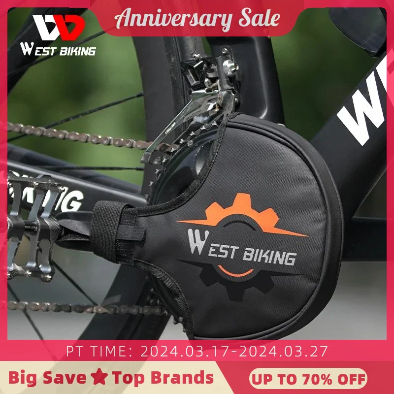 WEST-BIKING-Bicycle-Crankset-Guard-Waterproof-Dustproof-Chainring ...
