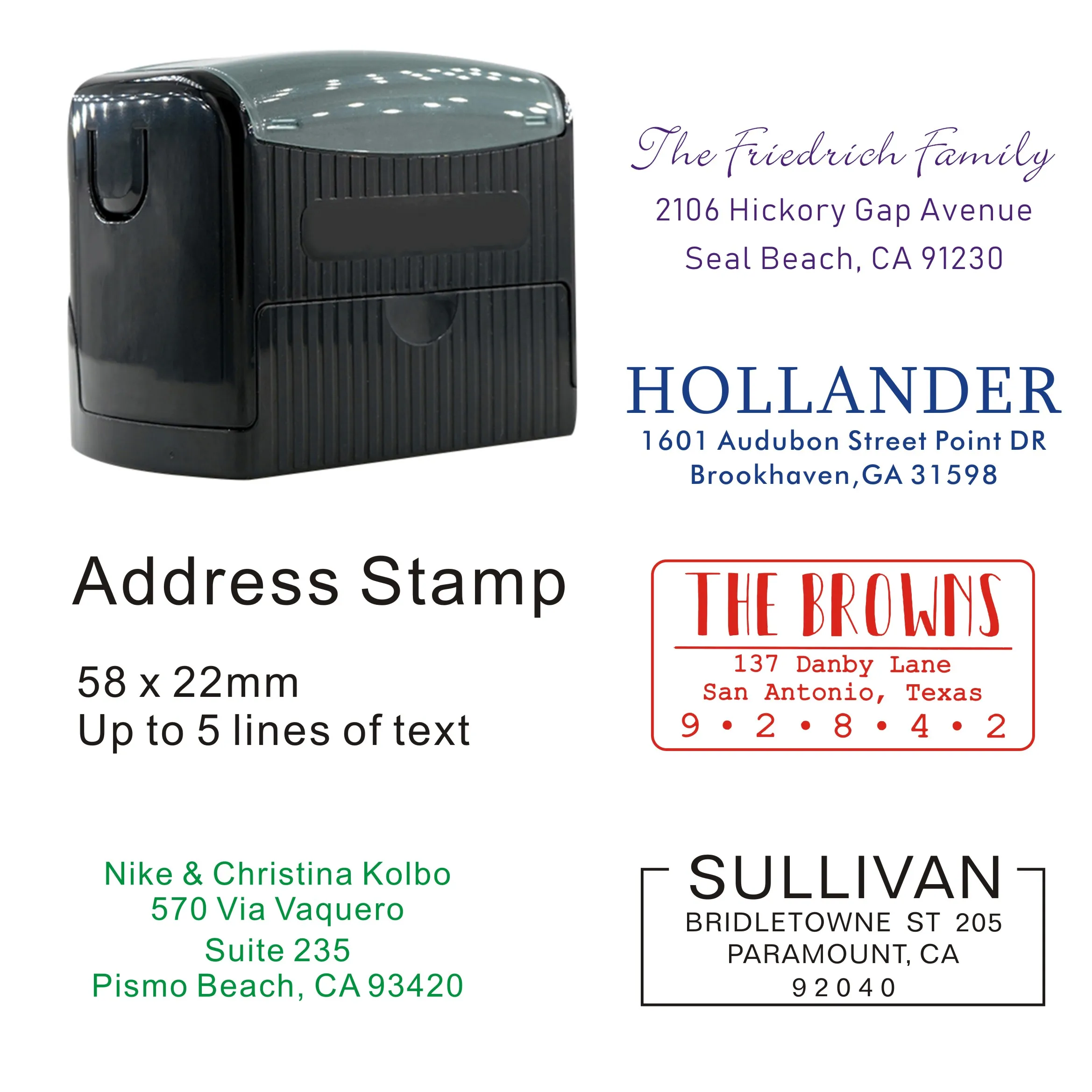 Custom-Adress-Stamp-Personalized-Stamp-Create-Your-Own-Name-Stamp-Stamp ...