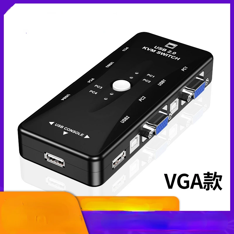 Kvm Kapcsoló Vga2 Port: Egy Két Gazdagéphez, Billentyűzet És Egér ...
