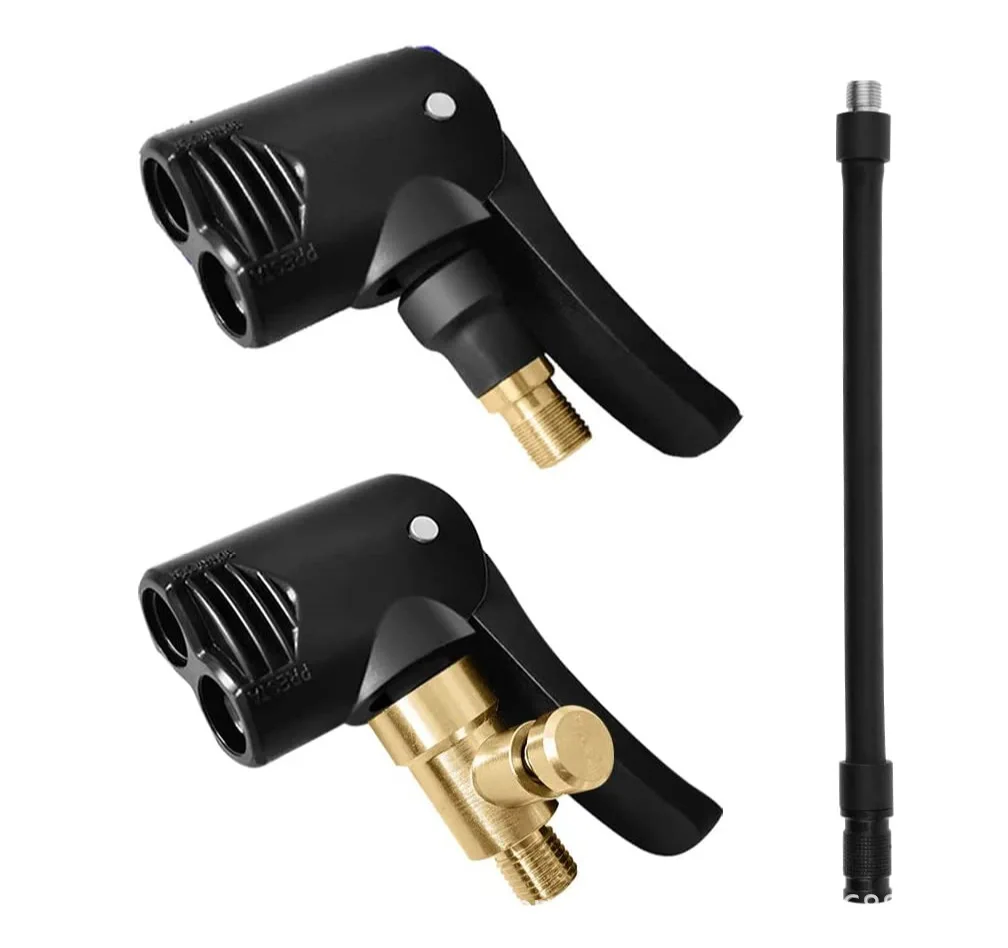 Bicycle air nozzle Brass Portable Tire Air Chuck Pump Valve Connector ...