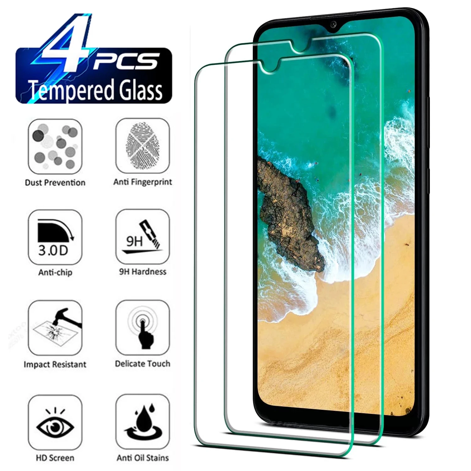 For Samsung Galaxy A04s A04e A04 Core 5G 9H Protective Tempered Glass ...