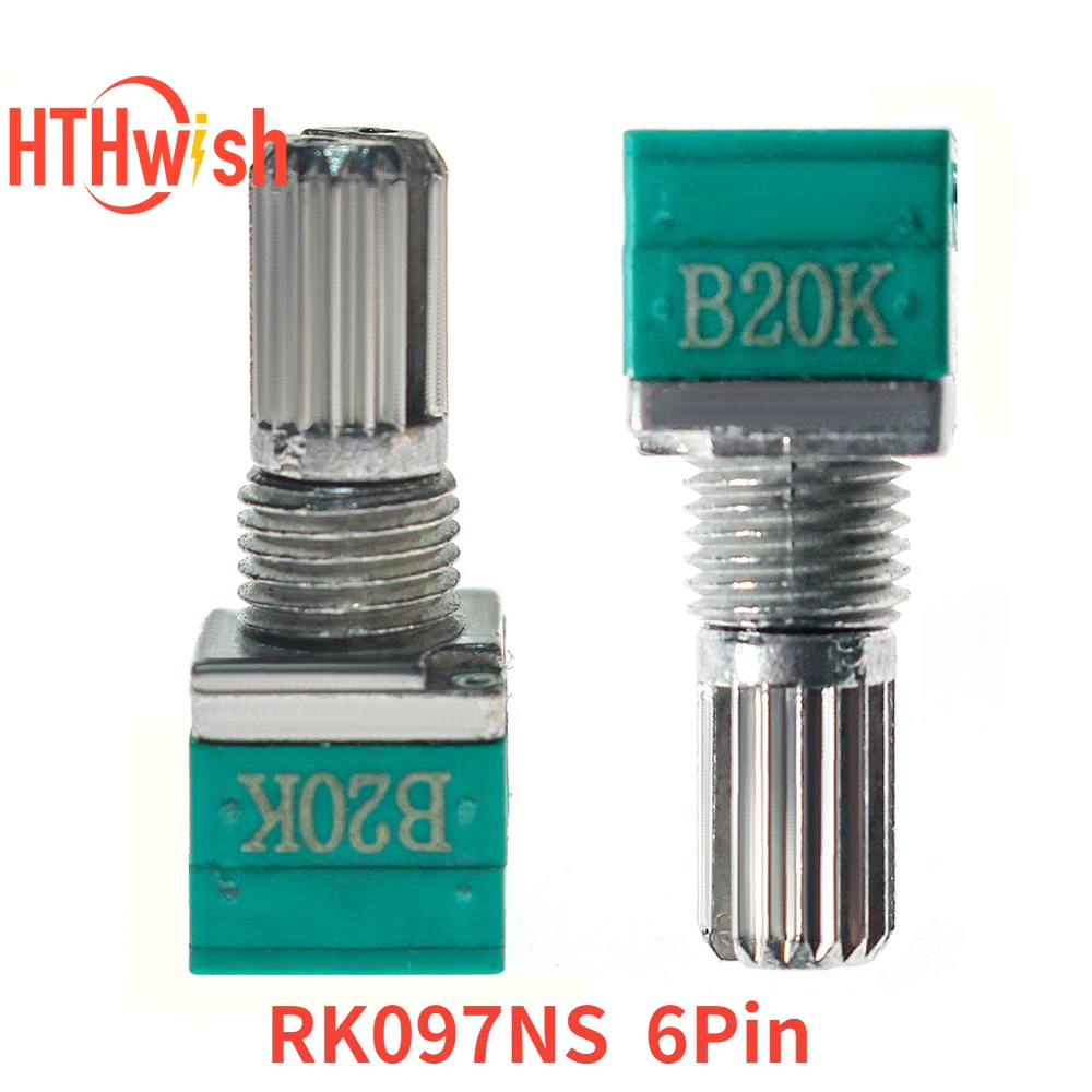 5Pcs-Potentiometers-Industrial-Switches-RK097NS-6Pin-B10K-50K-100K ...