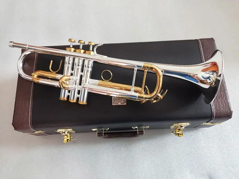 2024-Hot-LT180S-72-Bb-Trumpet-High-Quality-Silver-Plated-B-Flat ...