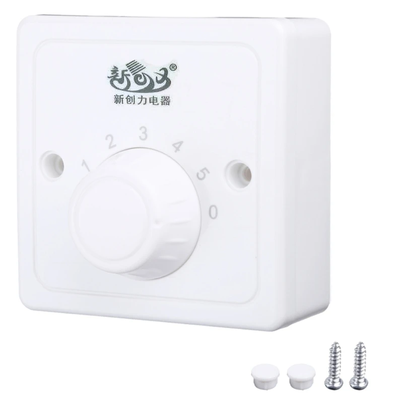 2023-New-5-Gear-Adjustable-Ceiling-Fan-Speed-Control-Wall-Controller ...