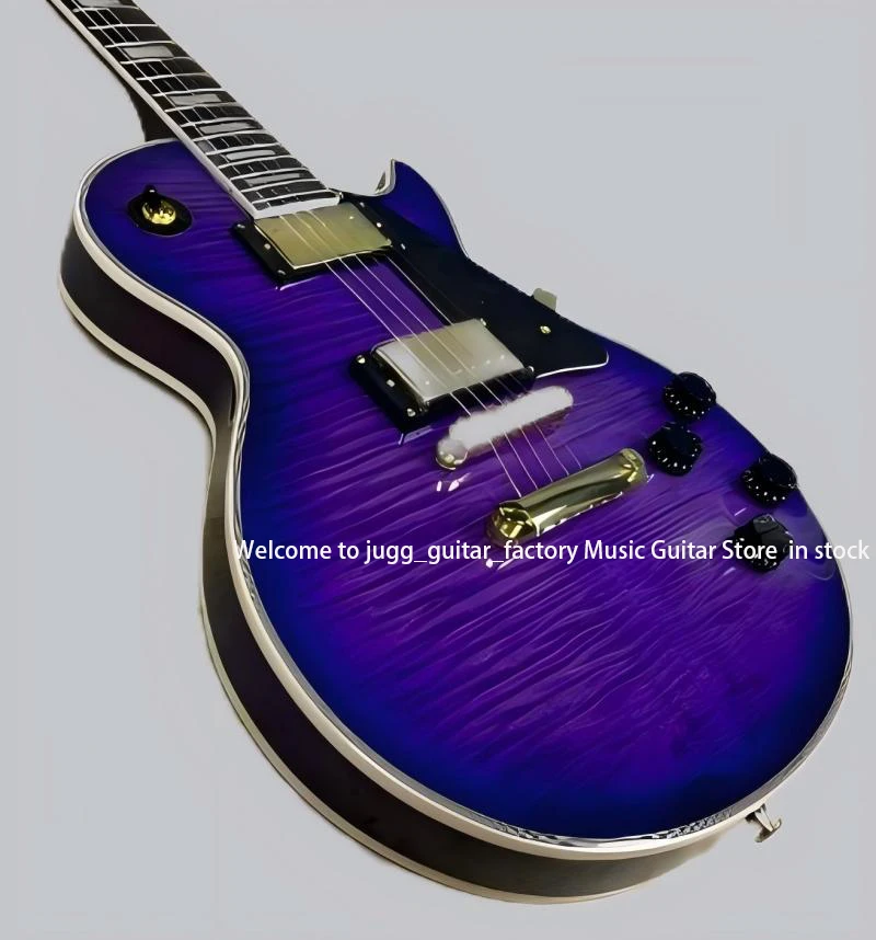 hot-Purple-Electric-Guitar-Gold-hardware-mahogany-neck-and-body-ABR-1 ...