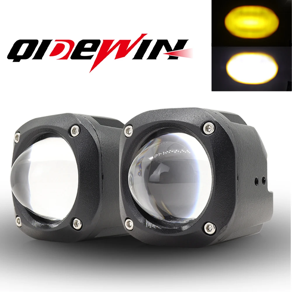 2inch-Led-Work-Light-12V-100W-Dual-Color-Spot-Combo-Beam-Fog-Lamp-for ...
