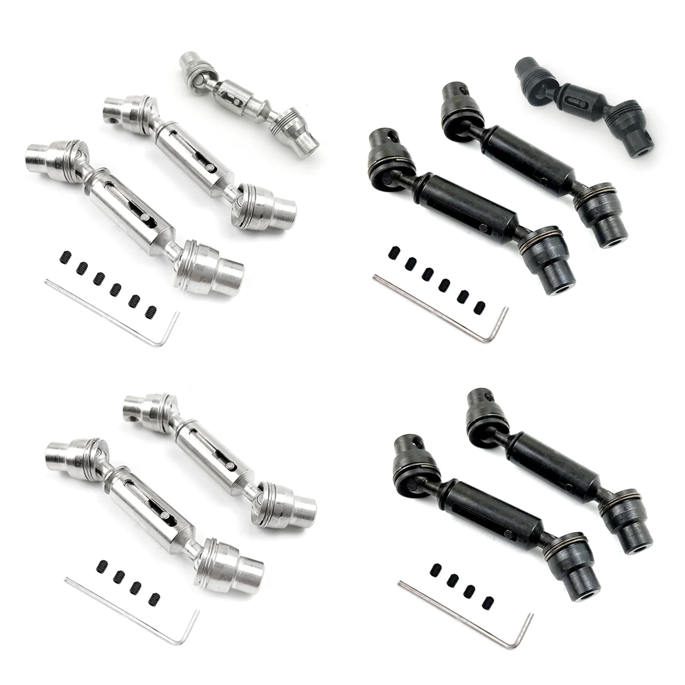 한샘코너장 1/10 1/8 RC 크롤러 차량용 LED 시뮬레이션 서치라이트, 노란색 안개등, Traxxas TRX4 디펜더 ...