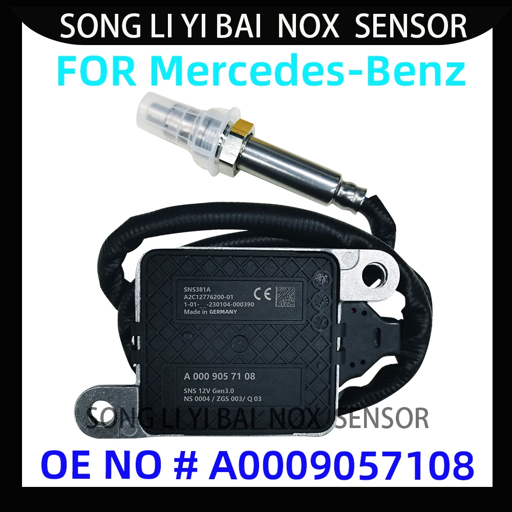 A0009057108-Original-New-Nitrogen-Oxygen-NOx-Sensor-12V-For-Mercedes ...