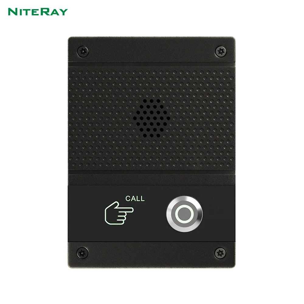 Mini Audio SIP Intercom Metal Box Anti Strike Emergency Caller Small ...