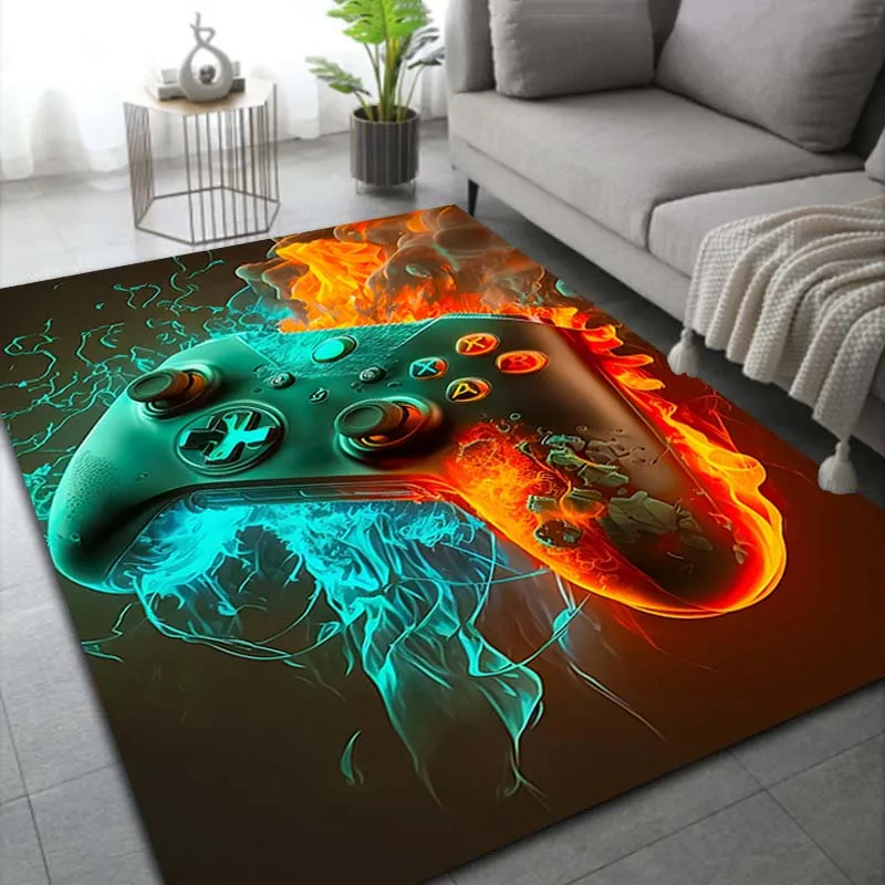 Gamer-Rug-Children-s-Room-Carpet-Cool-Game-Controller-Doormat-Home ...