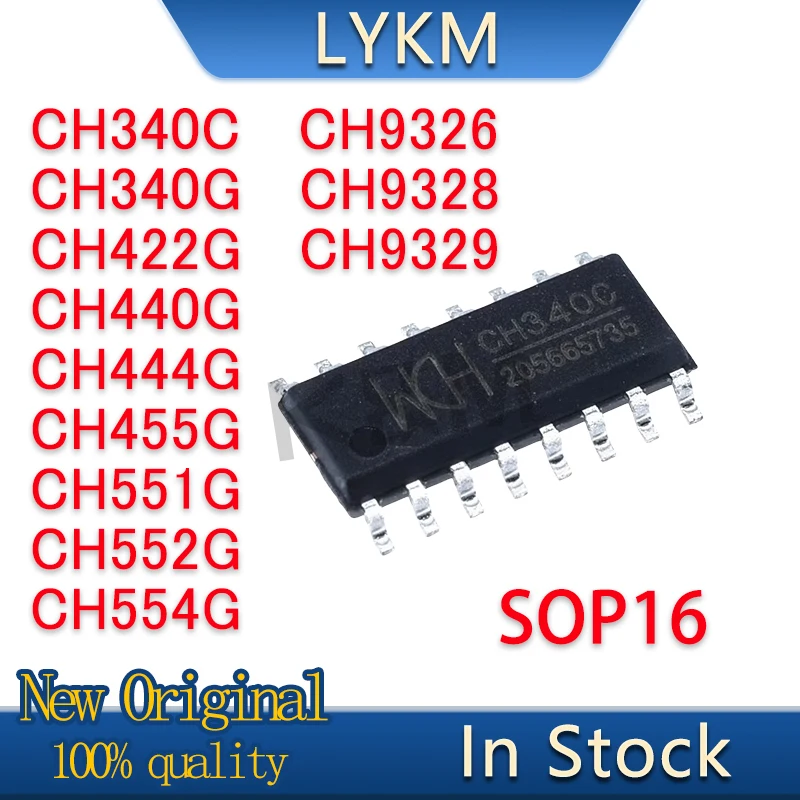 10-PCS-New-CH340C-CH340G-CH422G-CH440G-CH444G-CH455G-CH551G-CH552G ...
