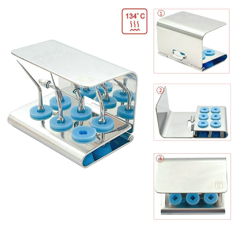 Durable Dental Ultrasonic Scaler Tips Holder Stand With Cover Fit Ems ...