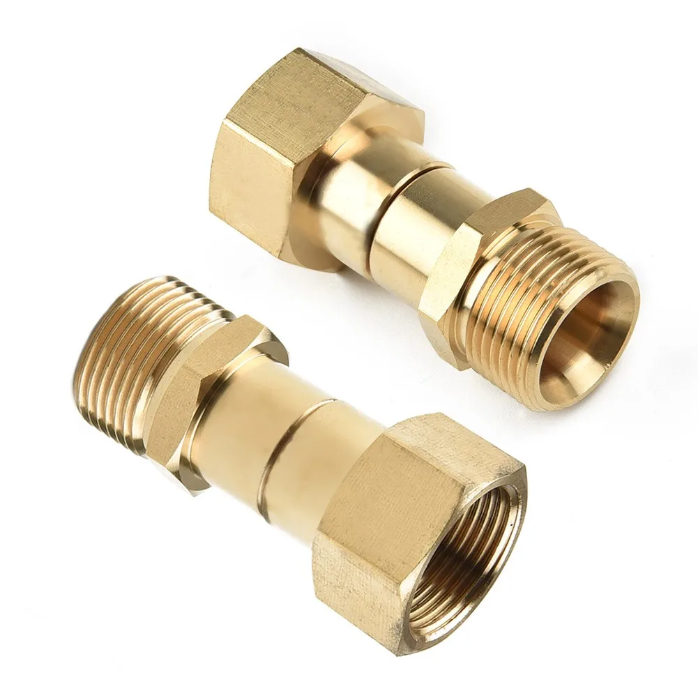 High-Pressure-Washer-Swivel-Joint-Connector-Hose-Fitting-M22-14mm-Anti ...