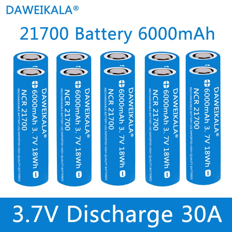 21700 Rechargeable Batteries | 21700 6000mah Battery | 21700 High ...