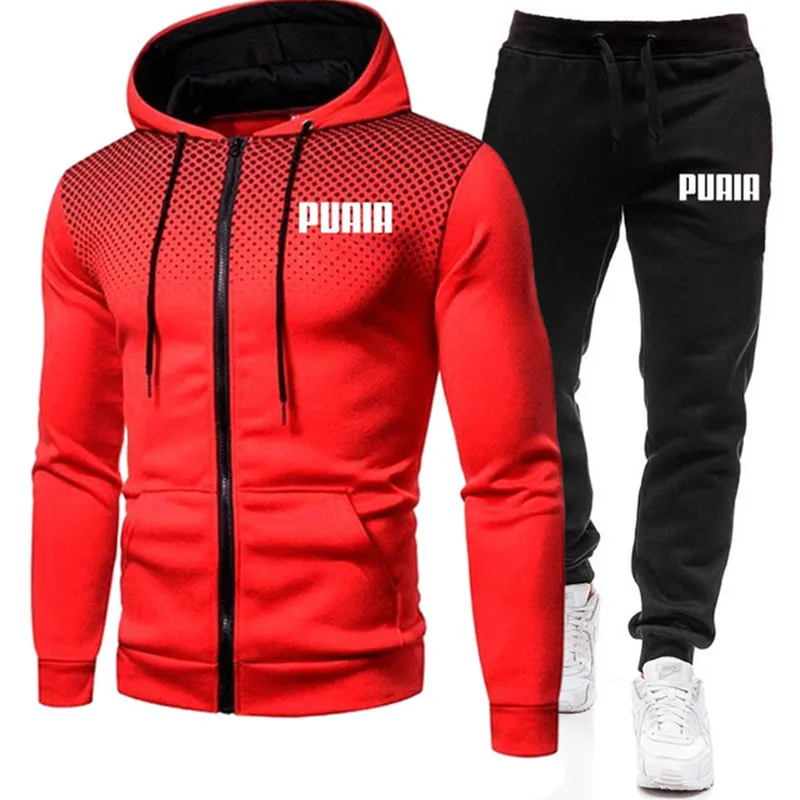 Moda puaia moletom masculino com capuz para homem masculino terno ...