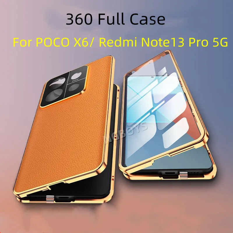 360-Full-Case-For-Poco-X6-Redmi-Note13-Pro-5G-Double-Sided-Protection ...