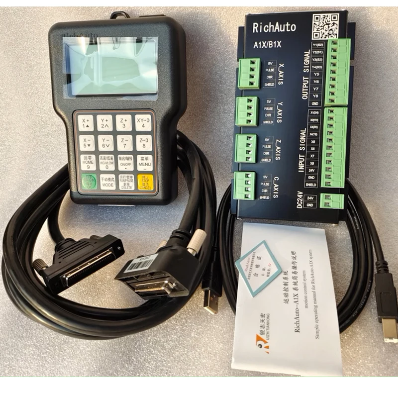 RichAuto-DSP-A11-CNC-Controller-A11E-3-Axis-Motion-Controller-Remote-CNC-Engraving-Cutting ...
