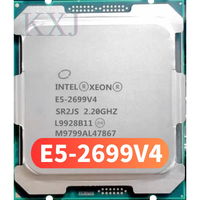 정품 제온 CPU E5-2699V4, 2.20GHz 22 코어 55M LGA2011-3 E5-2699 V4 프로세서, E5 ...