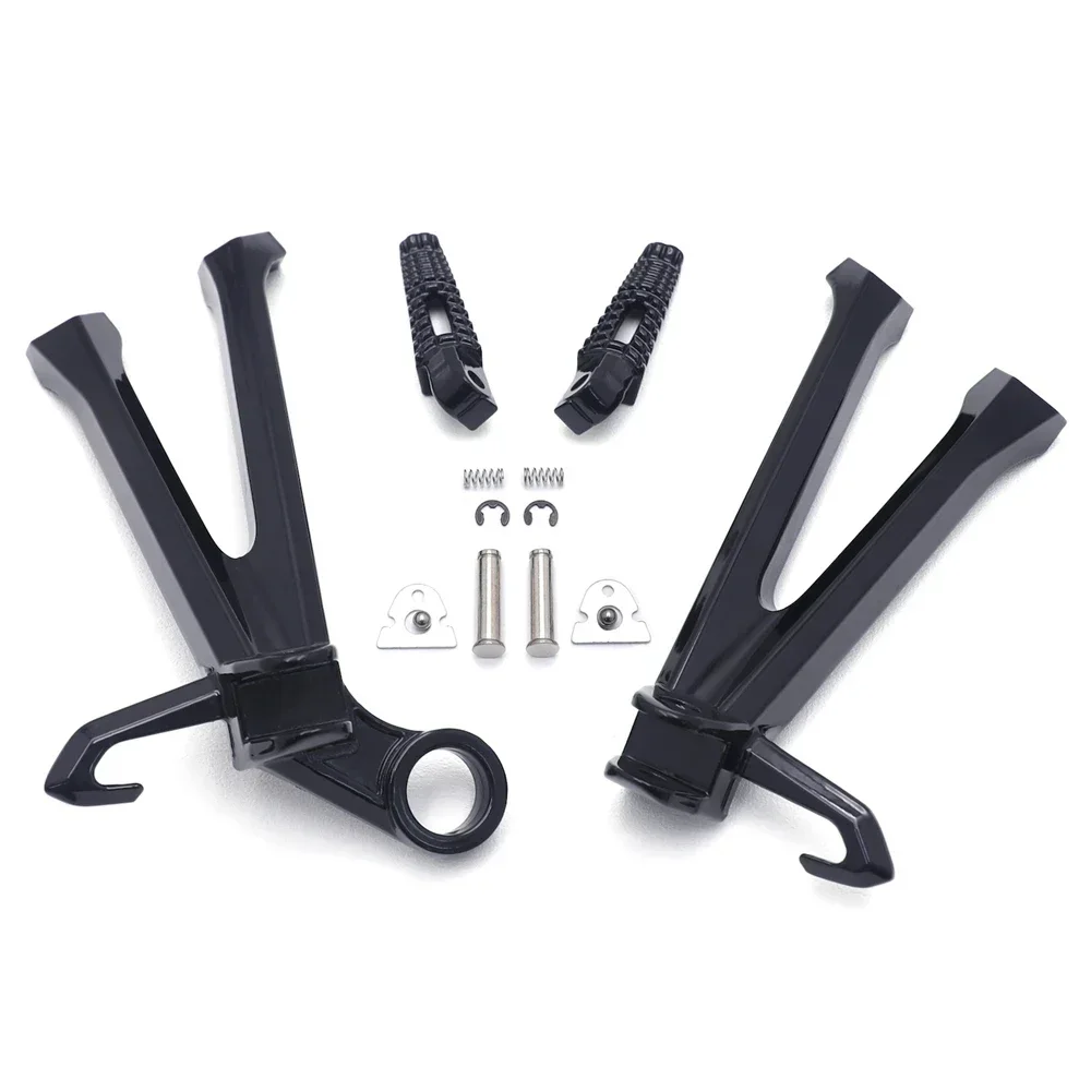 Black-Sliver-Foot-Pegs-Footrest-Bracket-Rear-For-Suzuki-GSX-R-600 ...