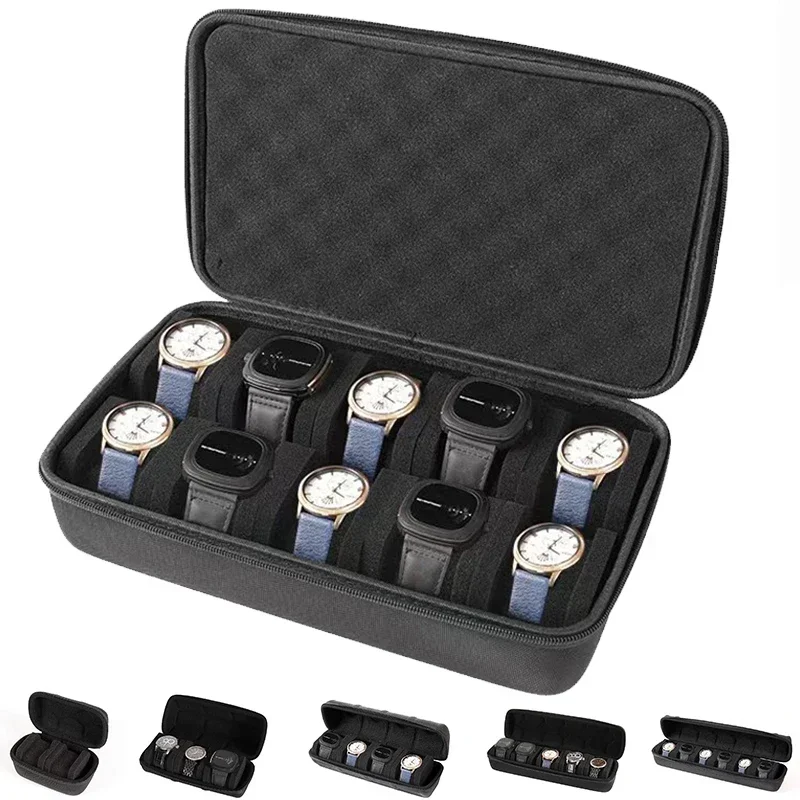 Watch-Box-Organizer-For-Men-or-Women-Watch-Travel-Case-Portable-Storage ...
