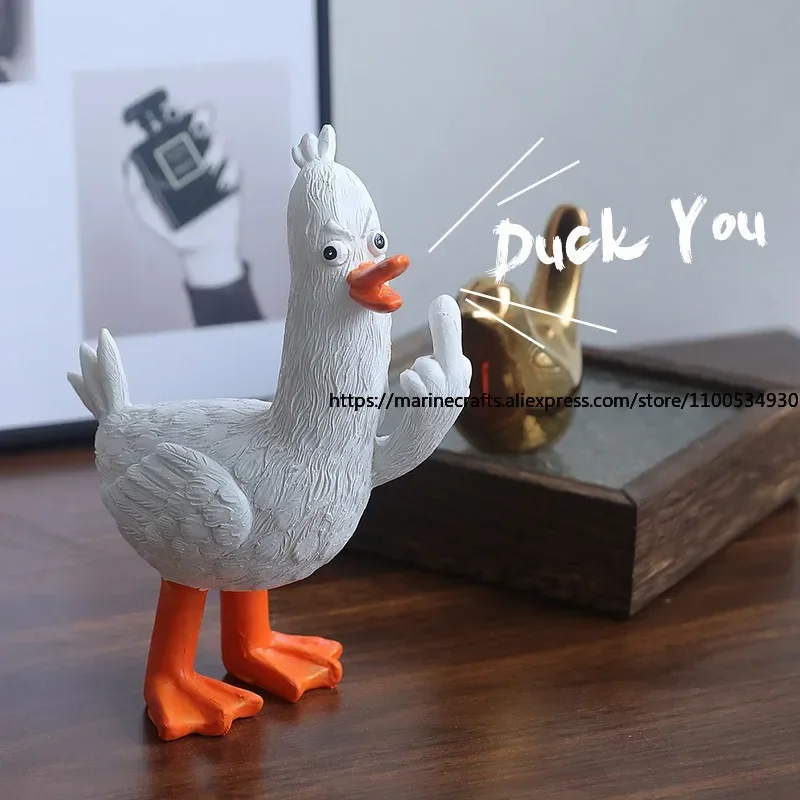 Cute Pet Department-duck You Duck Desktop Ornament Home Living Room ...