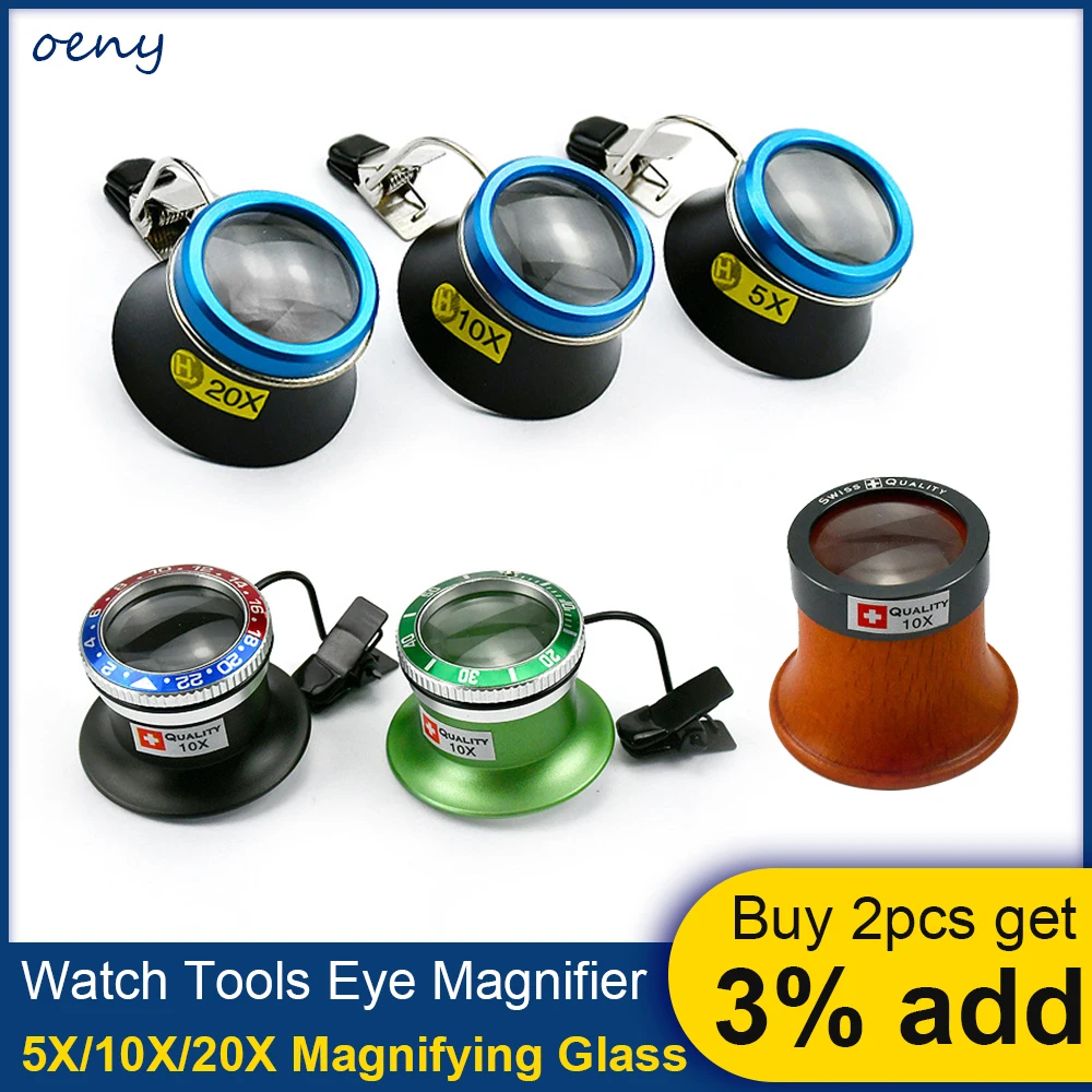 Watch-Tools-10x-5x-20x-Monocular-Eye-Loupe-Magnifier-Watch-Repair ...