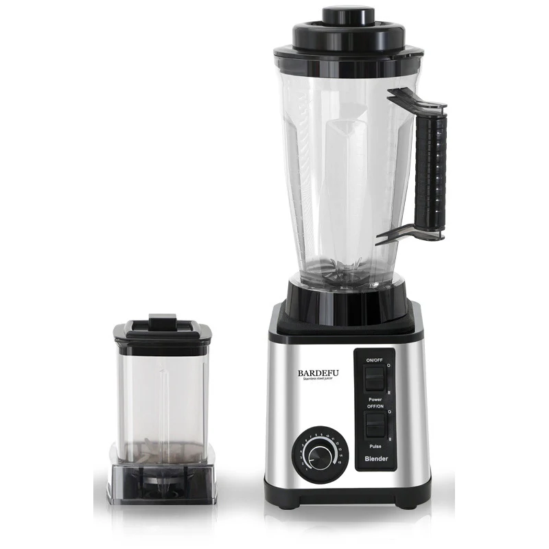 BARDEFU Fruit mixer home use blender 2 in 1 multi-functional stainless ...