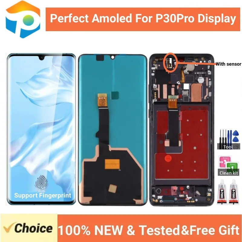 100-Test-Perfect-AMOLED-Display-For-Huawei-P30-Pro-LCD-Display-Touch ...