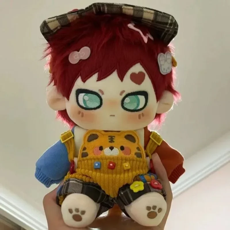 20cm Anime Peripheral Gaara Cotton Doll with Changeable Clothes Cute ...