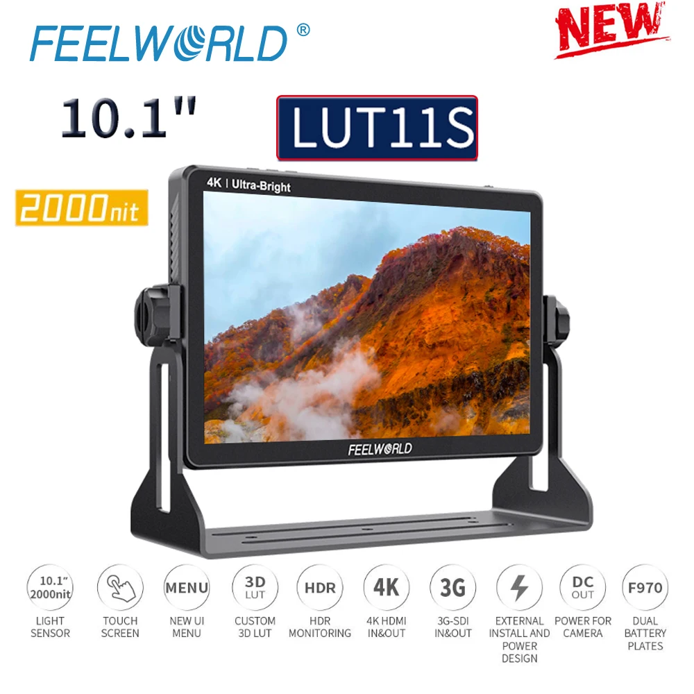 FEELWORLD-LUT11S-10-1-Inch-2000nit-Ultra-Bright-IPS-Touch-Screen-3DLUT-HDMI-Compatibled-Camera ...