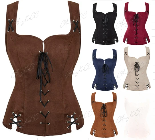 Corset-Bustier-Pirate-Renaissance-Costumes-Corsets-for-Women-Steampunk ...