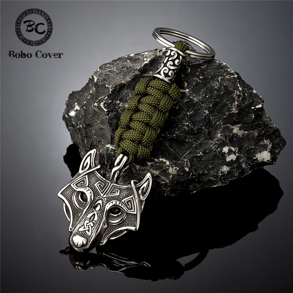Nordic-Mythology-Celtic-Wolf-Keychain-Men-s-Retro-Handmade-Knife ...