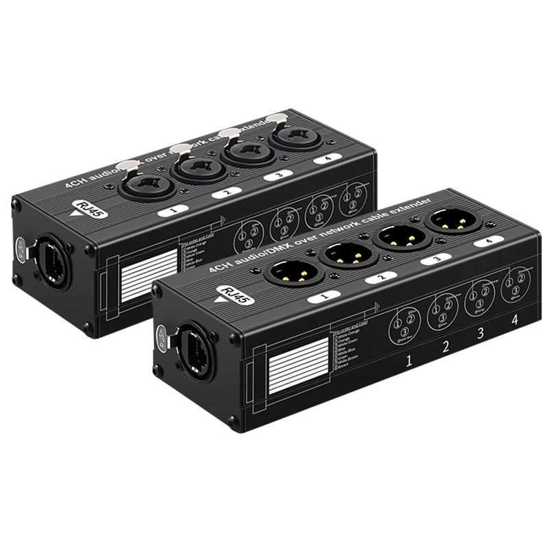 RJ45 CAT5 to 4 Channel Mobile Signal Junction Box Cable Junction Box ...