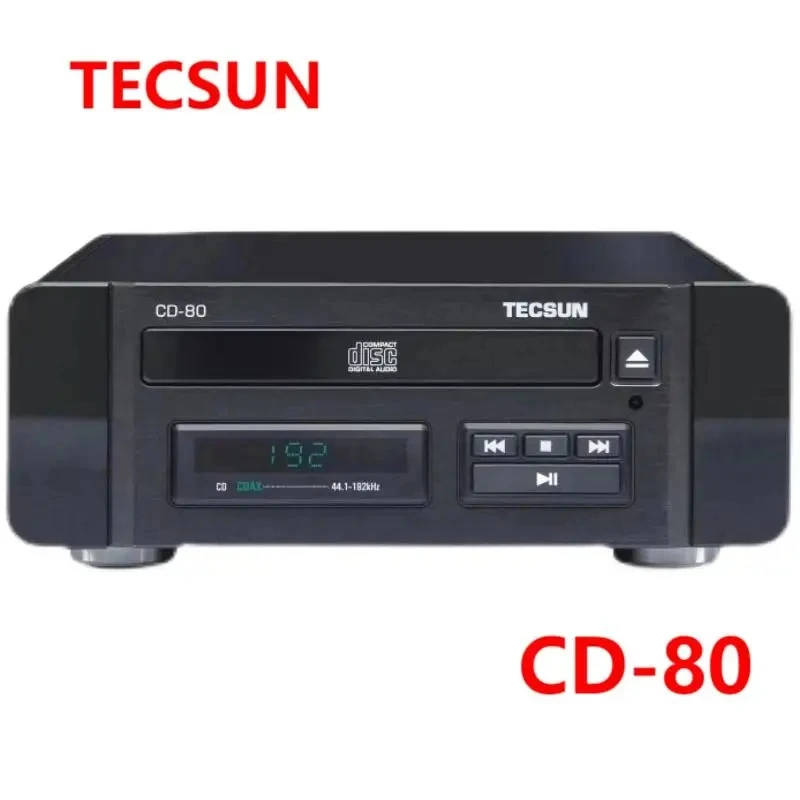 TECSUN-CD-80-CD-player-turntable-phono-ES9018K2M-Coaxial-input-decoding-24bit-192khz-HiFi-CNC ...