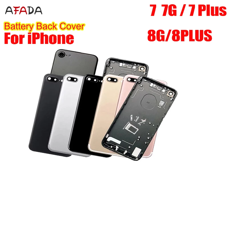 Full-Housing-Cover-For-iPhone-7-7G-7-8G-8-Plus-Back-Battery-Cover ...
