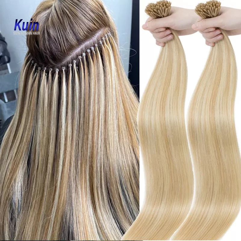 Straight-I-Tip-Human-Hair-Extension-Natural-Human-Fusion-Hair ...
