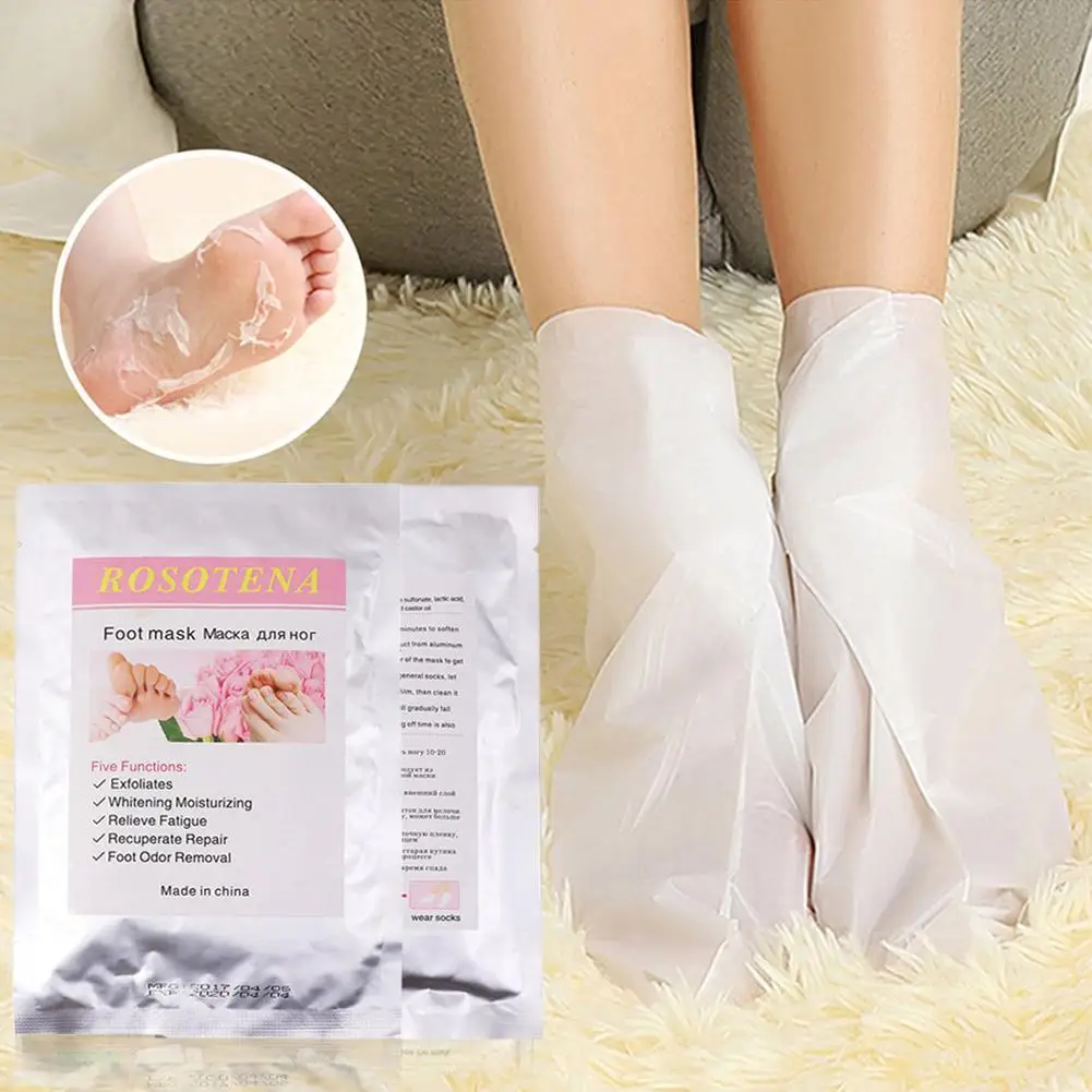 2pcs/bag Exfoliate Dead Skin Cuticles Remover Pedicure Foot Mask ...