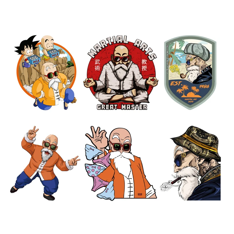 Personality Master Roshi Car Stickers Dragon Ball Anime Sticker ...