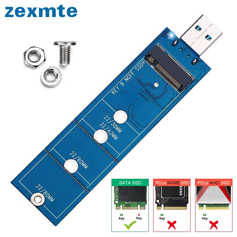 Zexmte-adaptador-M-2-a-USB-3-0-convertidor-de-disco-duro-externo-M-2 ...
