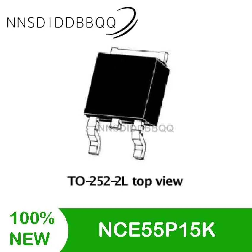 10PCS/lot NCE55P15K MOSFET Transistor TO 252 P channel 55V 15A 75mΩ ...