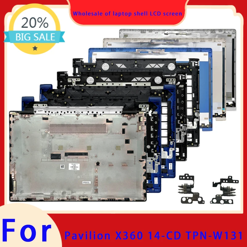 Suitable for TPN-W131 Pavilion X360 14-CD laptop LCD screen back cover ...